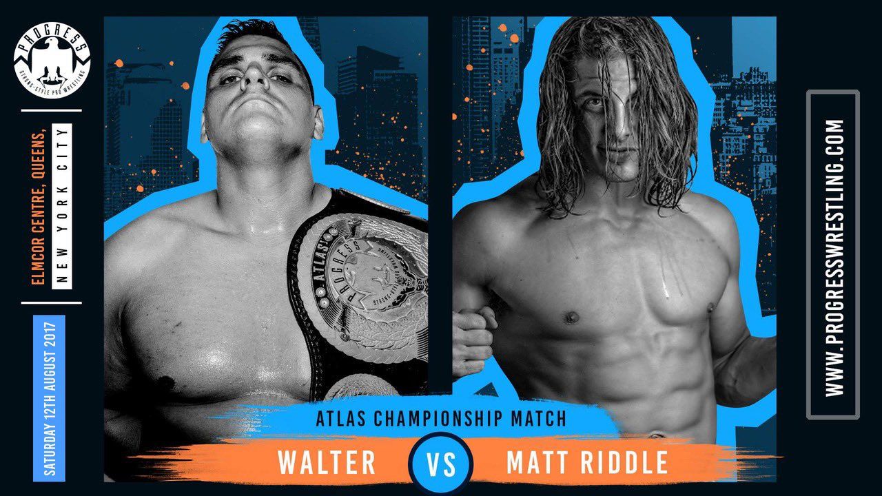 Gunther WWE v Riddle - PROGRESS Wrestling Rivalry in WWE