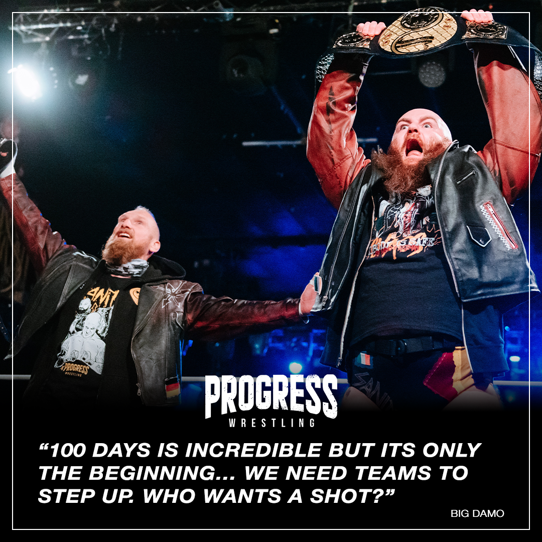 SAnitY: Big Damo and Axel Tischer Celebrate 100 Days as PROGRESS ...