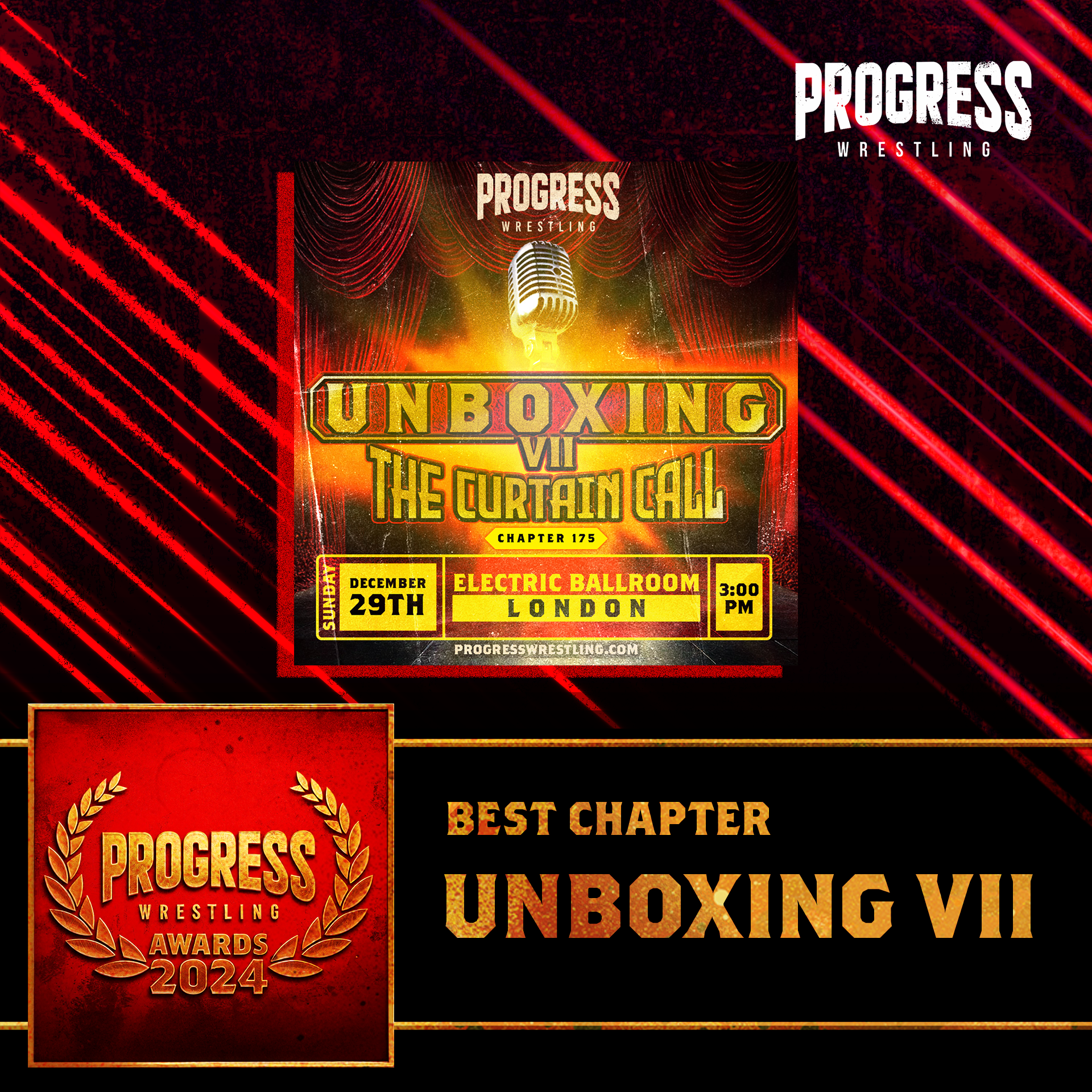 PROGRESS Wrestling Awards 2024 : The Winners - PROGRESS Wrestling ...