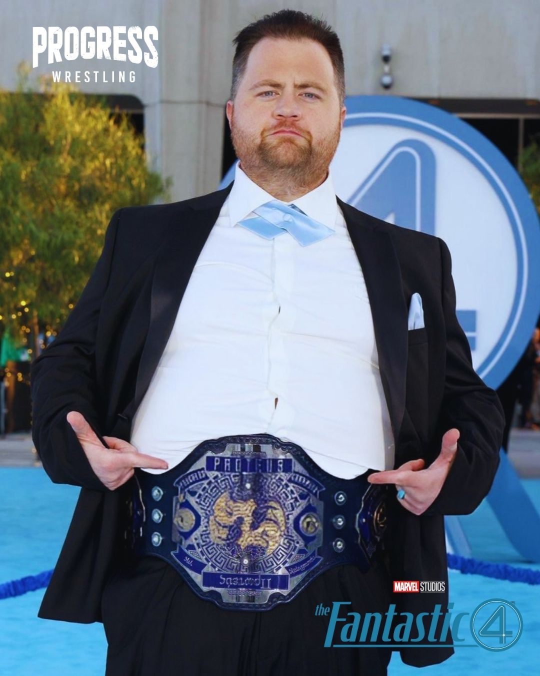 Paul Walter Hauser Wears PROGRESS Proteus World Championship at ...